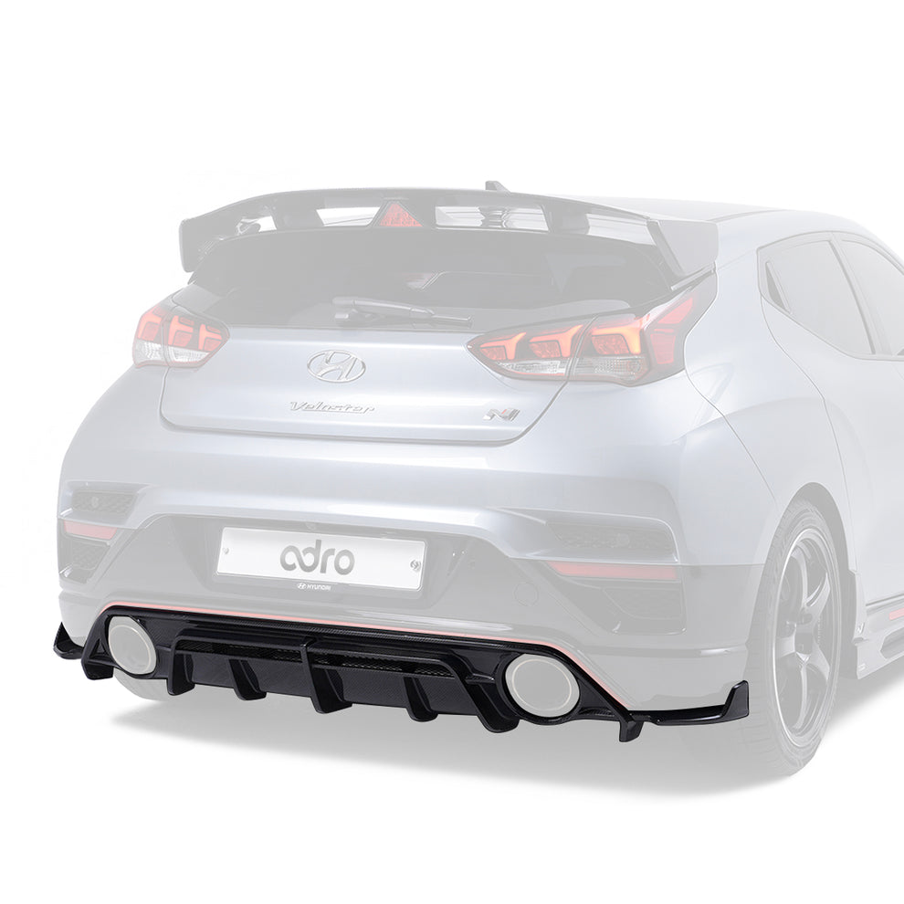 HYUNDAI VELOSTER N CARBON FIBER REAR DIFFUSER – adro | Not for Everybody