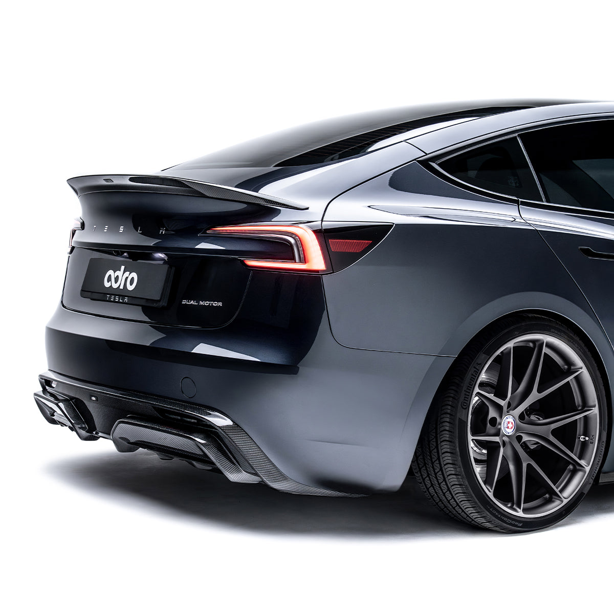 TESLA MODEL 3 HIGHLAND CARBON FIBER REAR DIFFUSER – adro | Not for ...